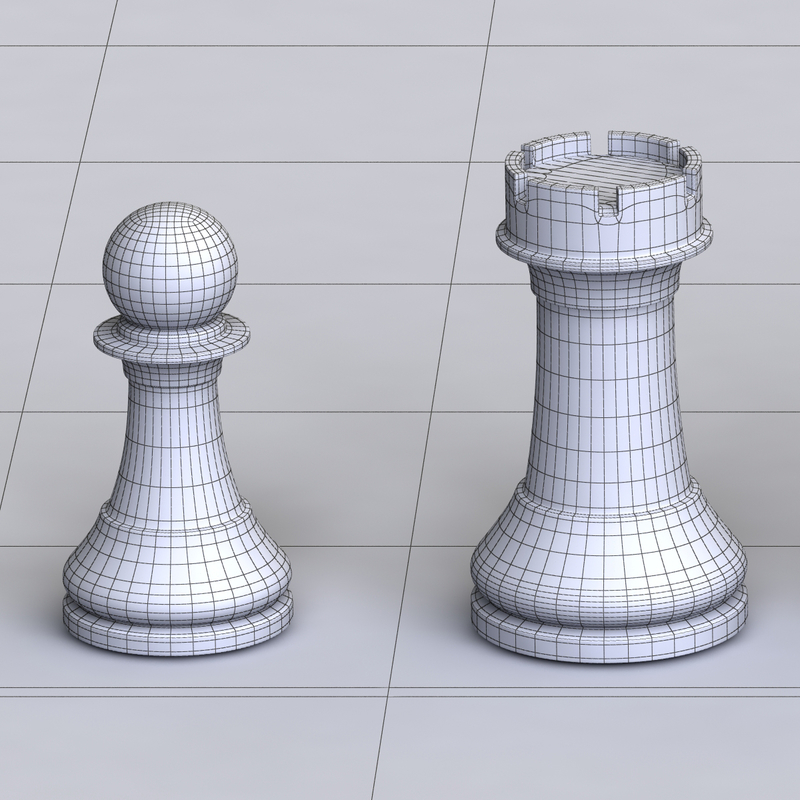 3D set box chess - TurboSquid 1187040