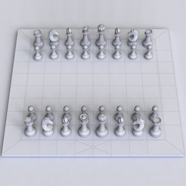 3D set box chess - TurboSquid 1187040