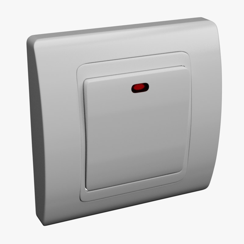 Light switch 3D model - TurboSquid 1187178
