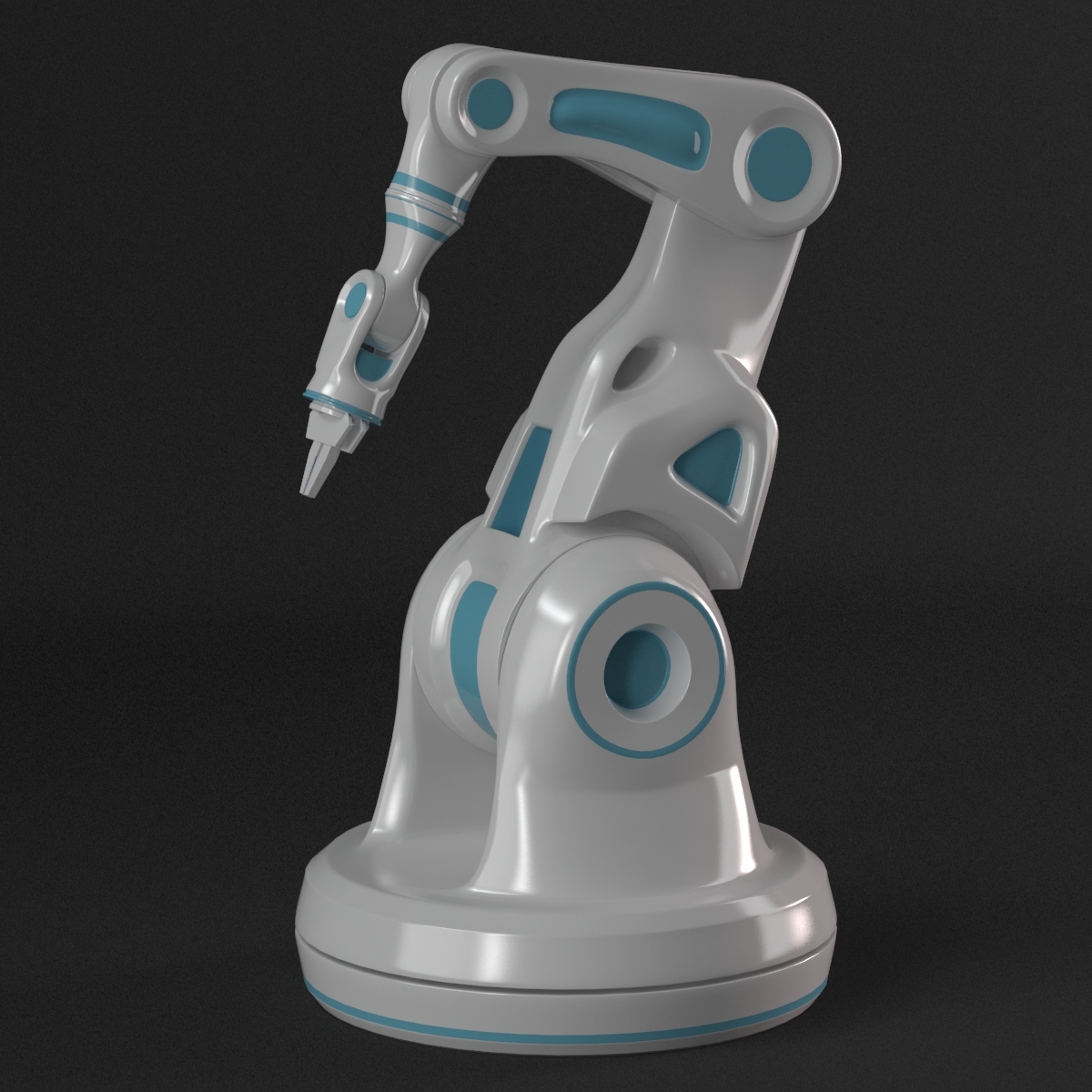 3D sci-fi robotic arm laboratory - TurboSquid 1187187