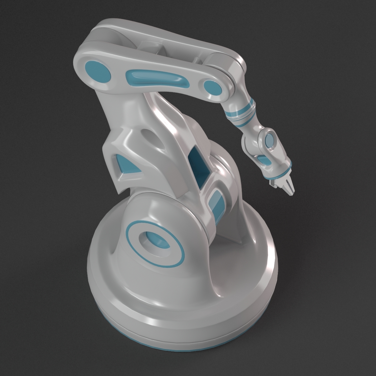 3D sci-fi robotic arm laboratory - TurboSquid 1187187