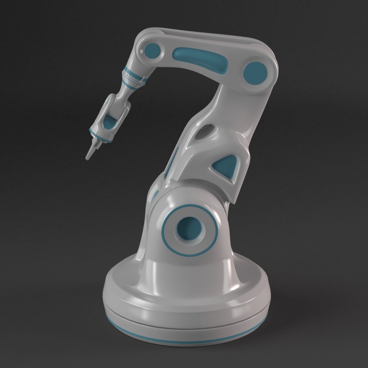 3D sci-fi robotic arm laboratory - TurboSquid 1187187