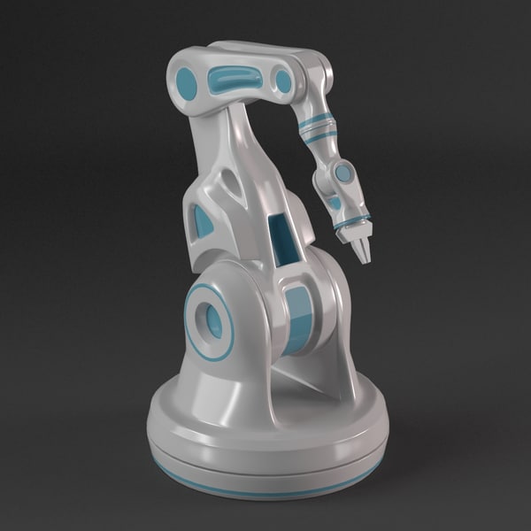 3D sci-fi robotic arm laboratory - TurboSquid 1187187