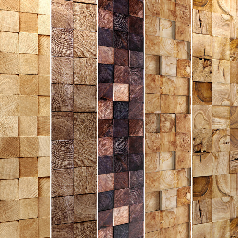 3D wooden mosaic - TurboSquid 1187196