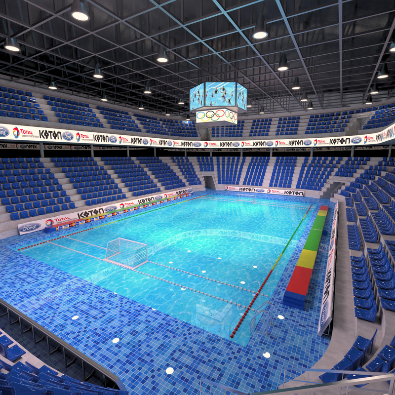 Arena water polo 3D - TurboSquid 1187257