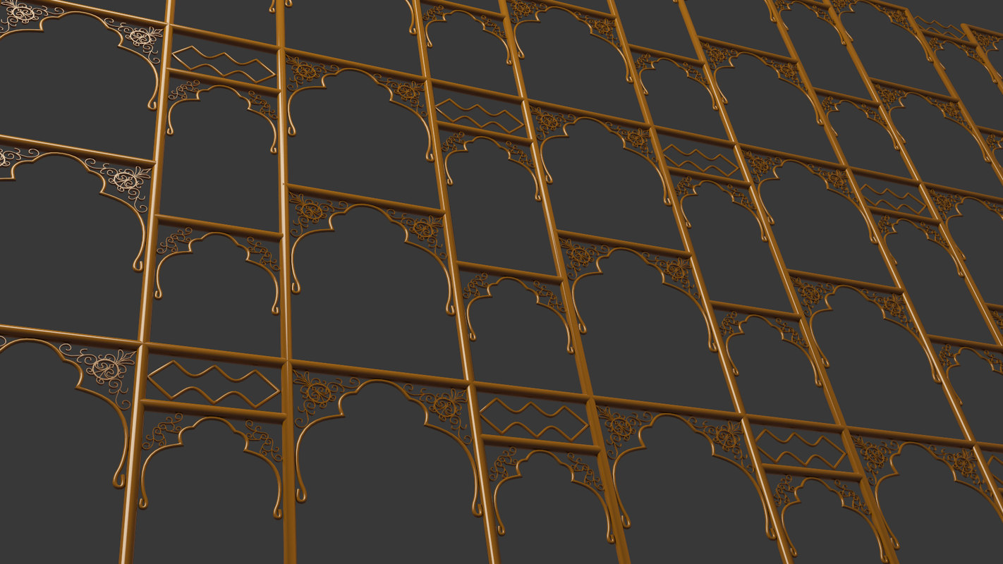 Iron partition 3D model - TurboSquid 1187521