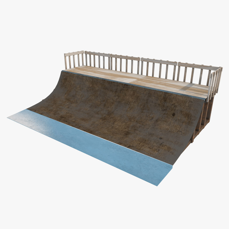 3D mini skate ramp model - TurboSquid 1187602