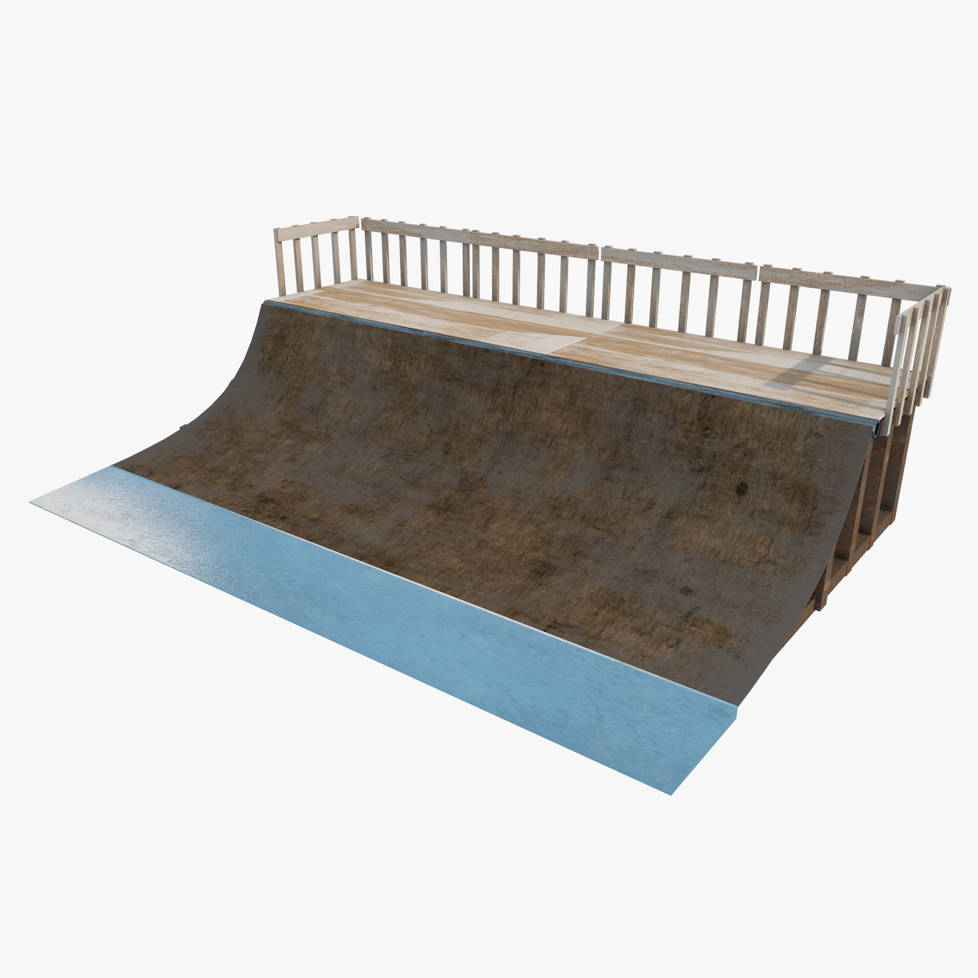 3D mini skate ramp model - TurboSquid 1187602