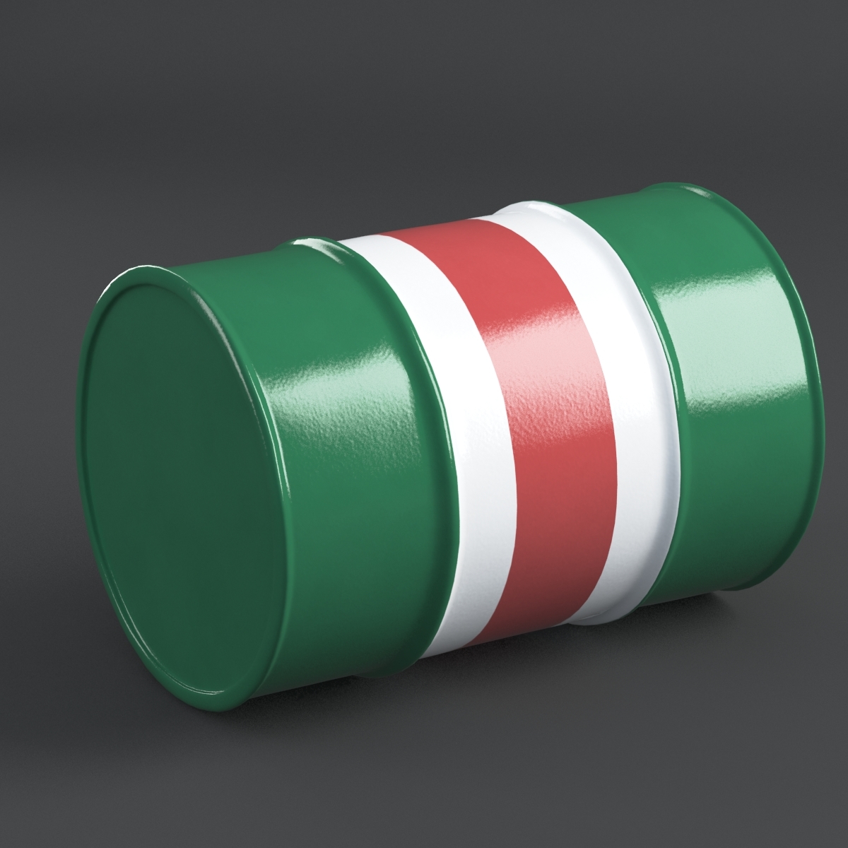 3D oil barrel castrol model - TurboSquid 1187614
