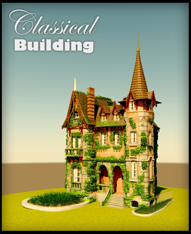 Classical building 3D model - TurboSquid 1187623