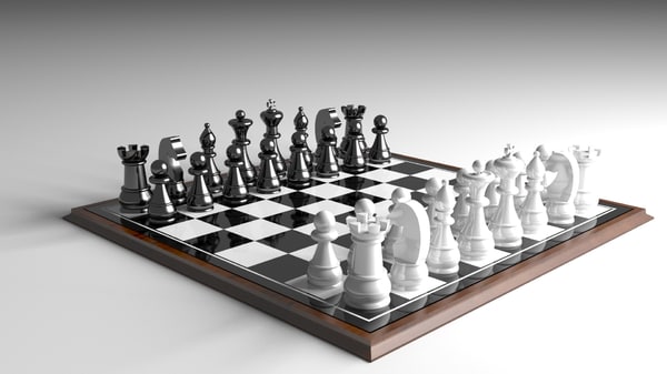 Chess 3D model - TurboSquid 1187869