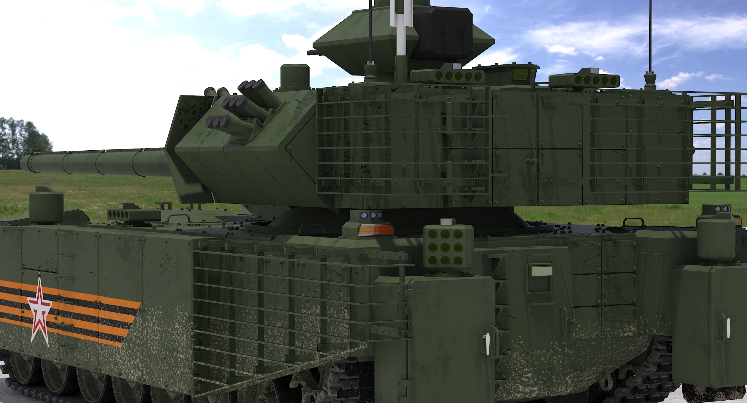3D t-100 object-189 tank model - TurboSquid 1187881