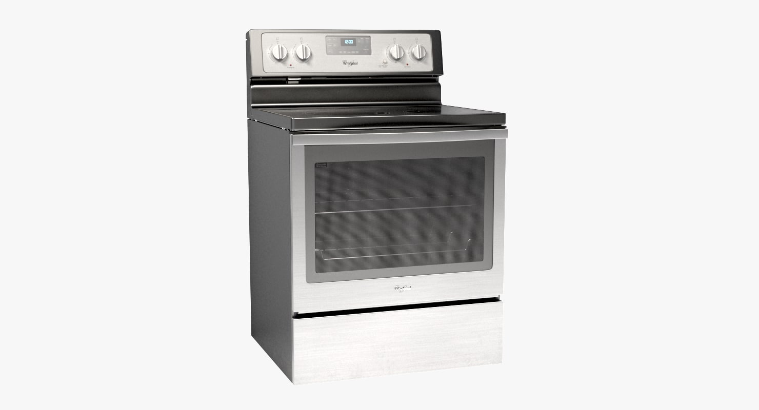 Whirlpool electric range stove model - TurboSquid 1187919