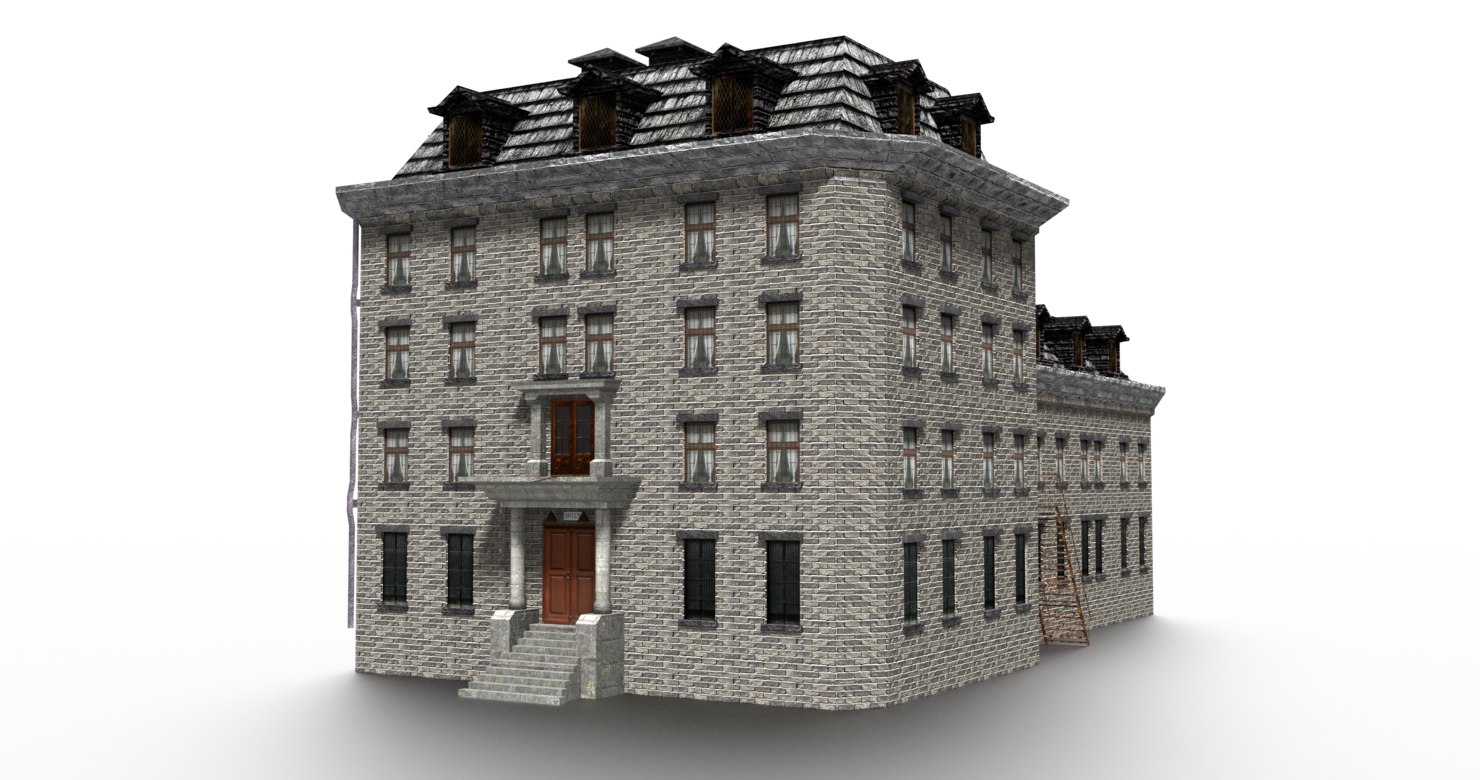 3D модель Здание убежища - TurboSquid 1187928