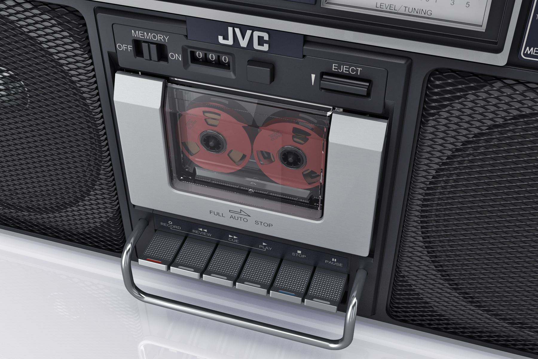 Retro boombox jvc rc-838 3D model - TurboSquid 1188021
