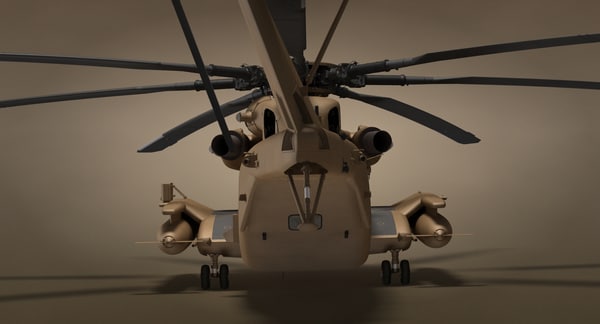 Ch-53 military helicopter modeled 3D model - TurboSquid 1188038