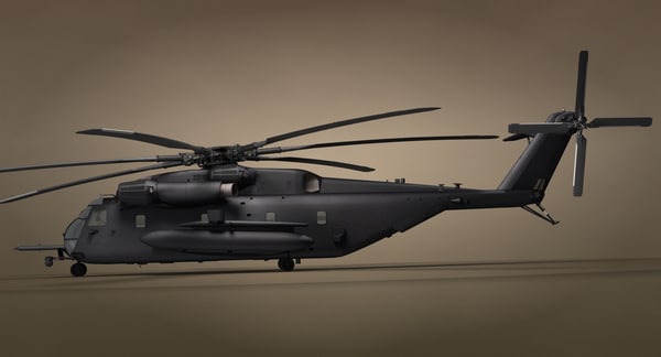Ch-53 military helicopter modeled 3D model - TurboSquid 1188038