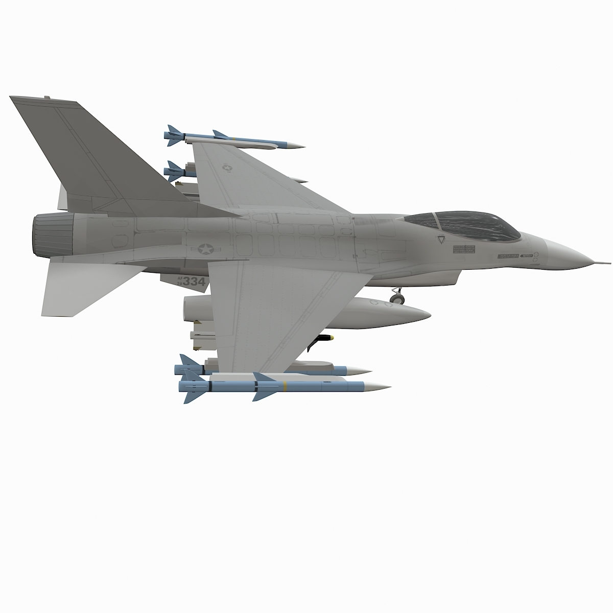 F16 3D model - TurboSquid 1188169