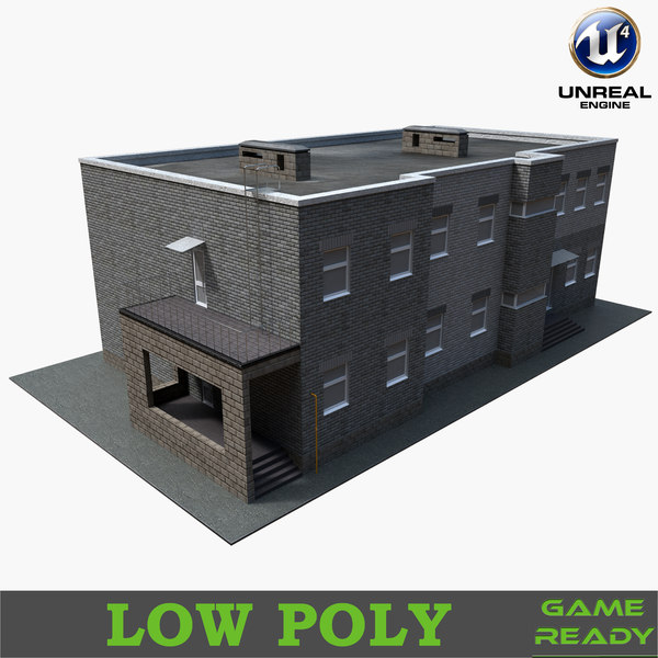 Realistic building model - TurboSquid 1188300