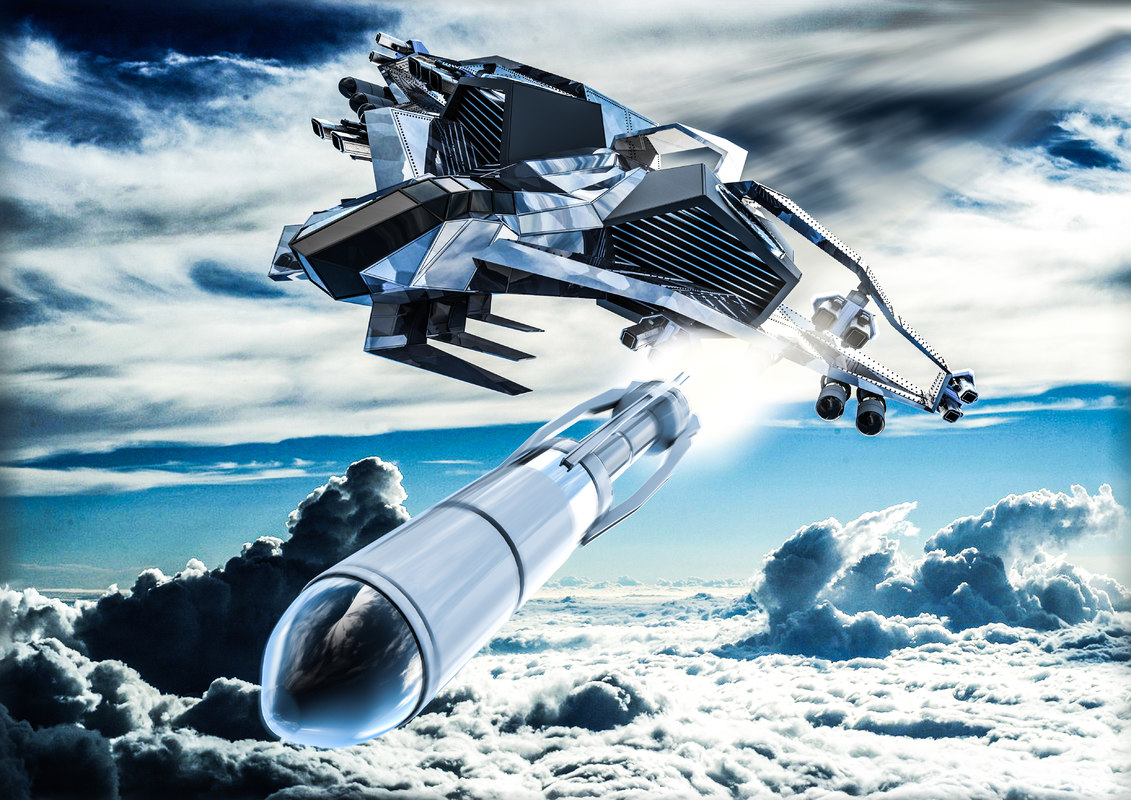 Concept jet fighter model - TurboSquid 1188380