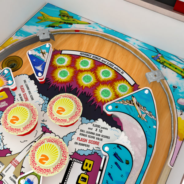 3D combat pinball model - TurboSquid 1188476