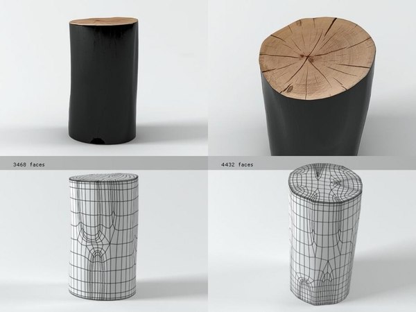 Log s m l 3D model - TurboSquid 1188508