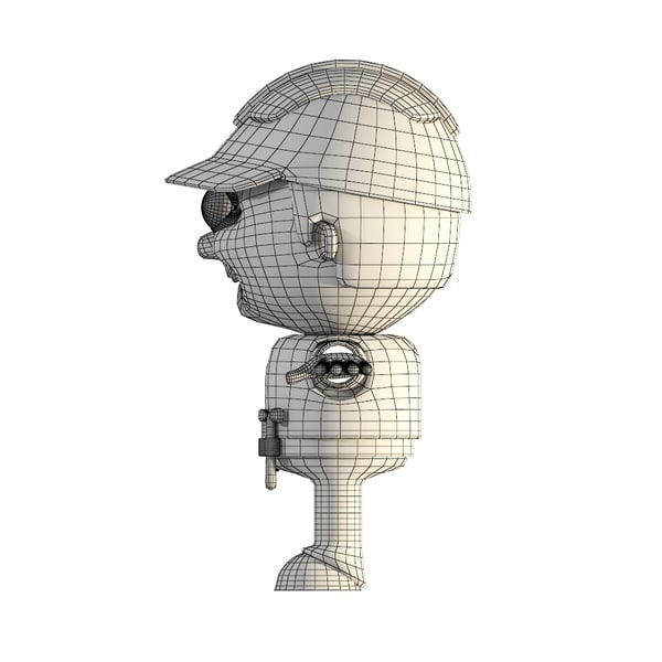 Cartoon builder man 3D model - TurboSquid 1188937