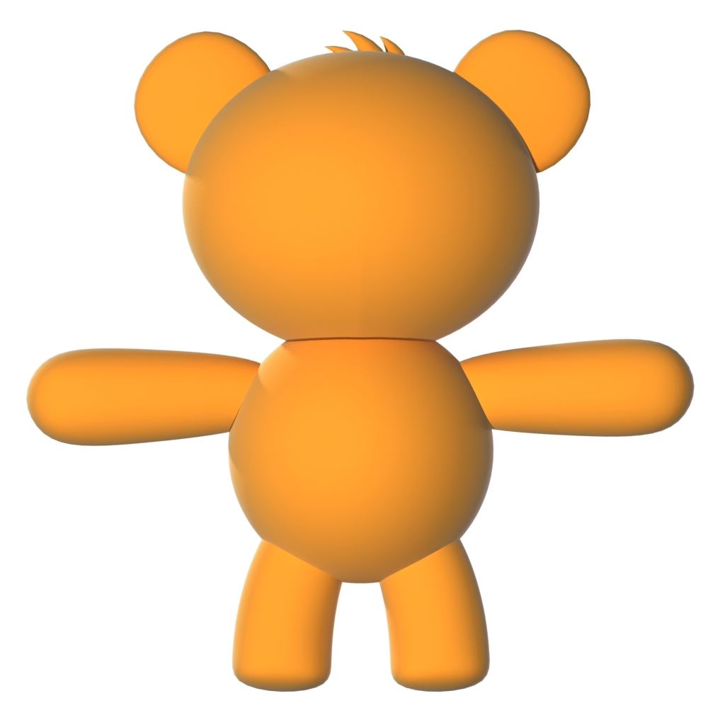 Cute teddy character rigging 3D model - TurboSquid 1188967