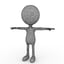 Cartoon white man character 3D - TurboSquid 1189045