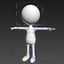 Cartoon white man character 3D - TurboSquid 1189045