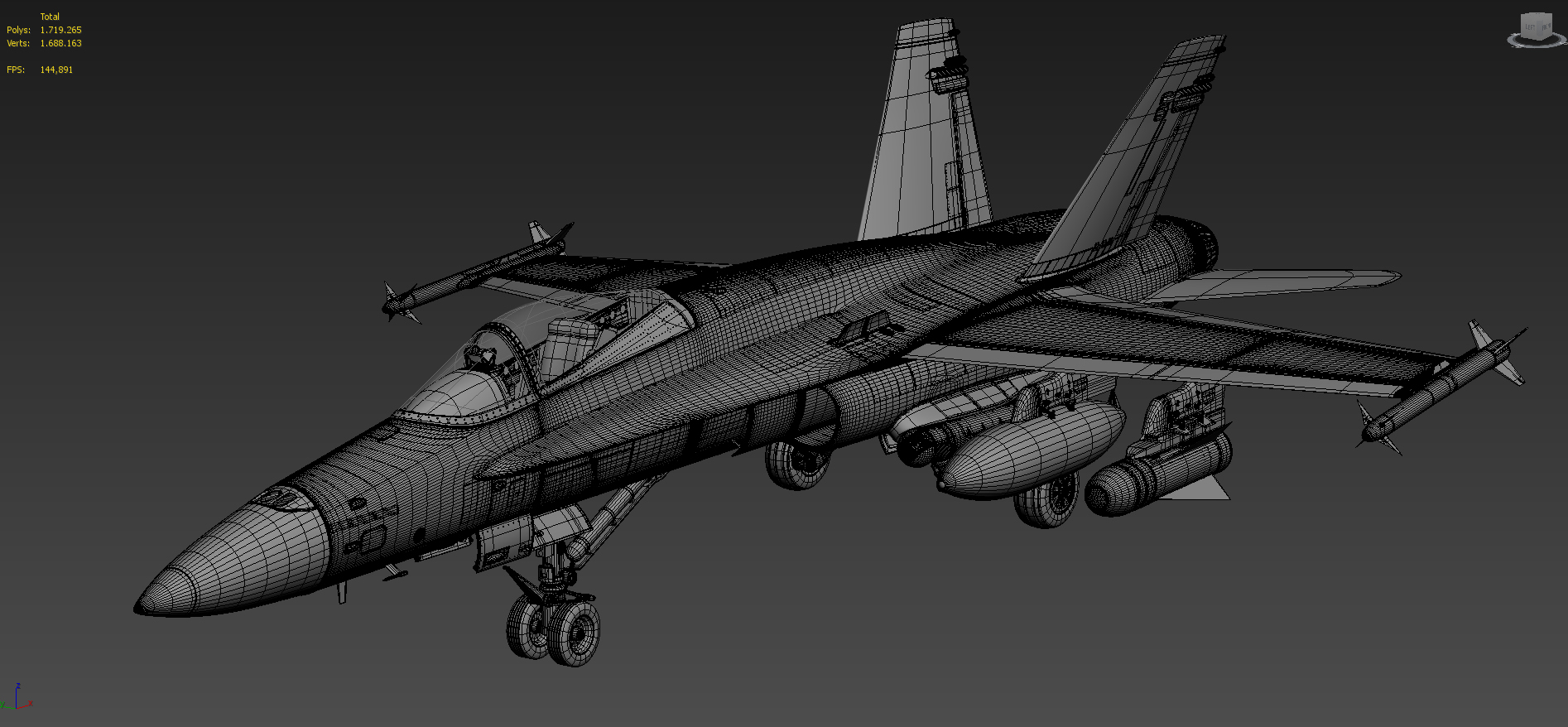 Mcdonnell douglas f a-18 model - TurboSquid 1189089