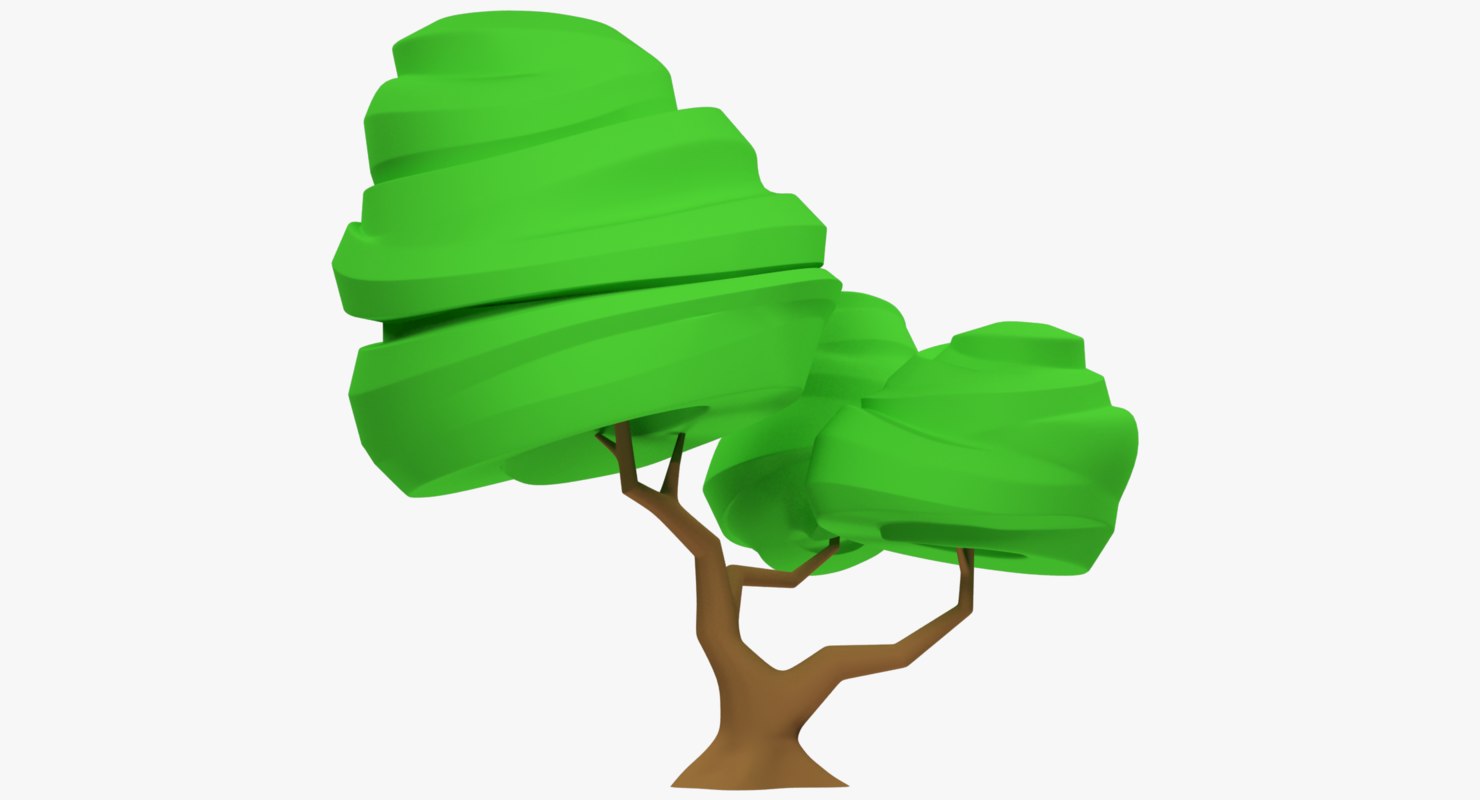 3D stylized tree model - TurboSquid 1189116