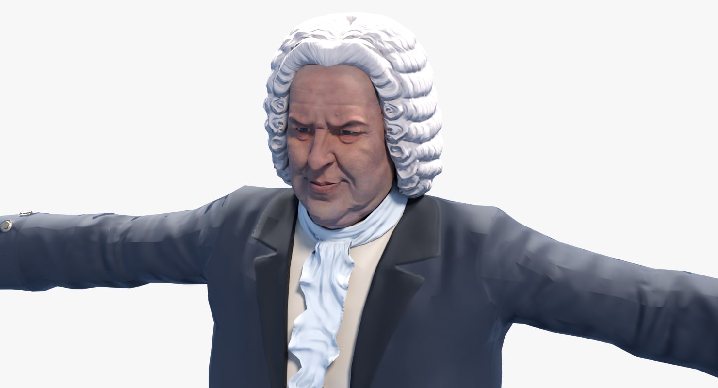 Bach 3D-Modell - TurboSquid 1189266