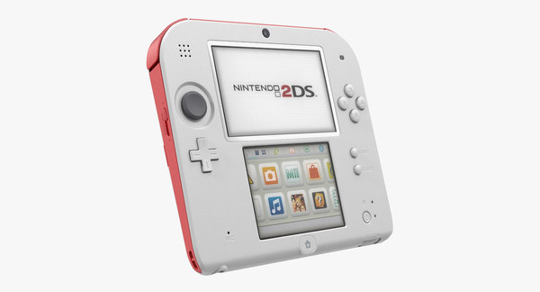 3D handheld console nintendo 2ds - TurboSquid 1189369