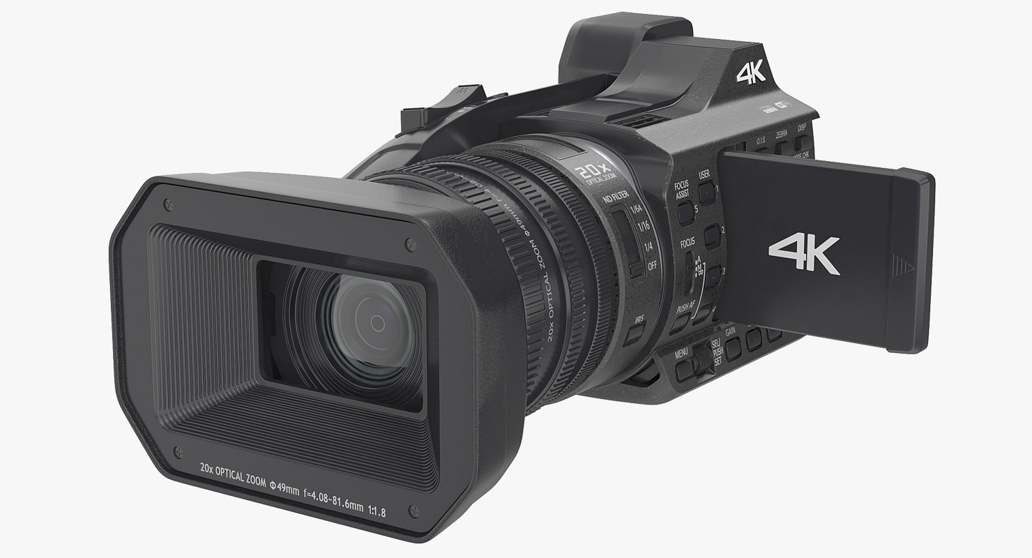 3D hd camcorder generic model - TurboSquid 1189375