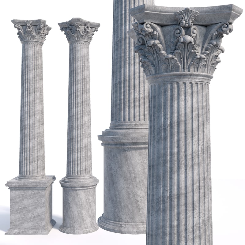 Column capitel 3D model - TurboSquid 1189381