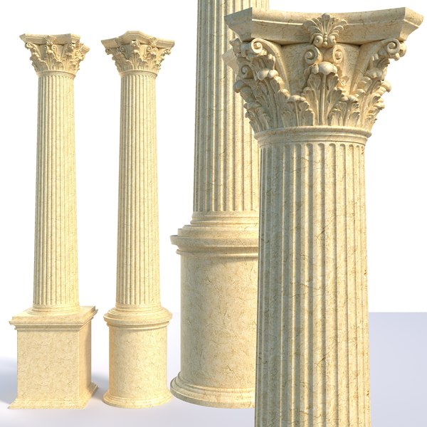 Column capitel 3D model - TurboSquid 1189381