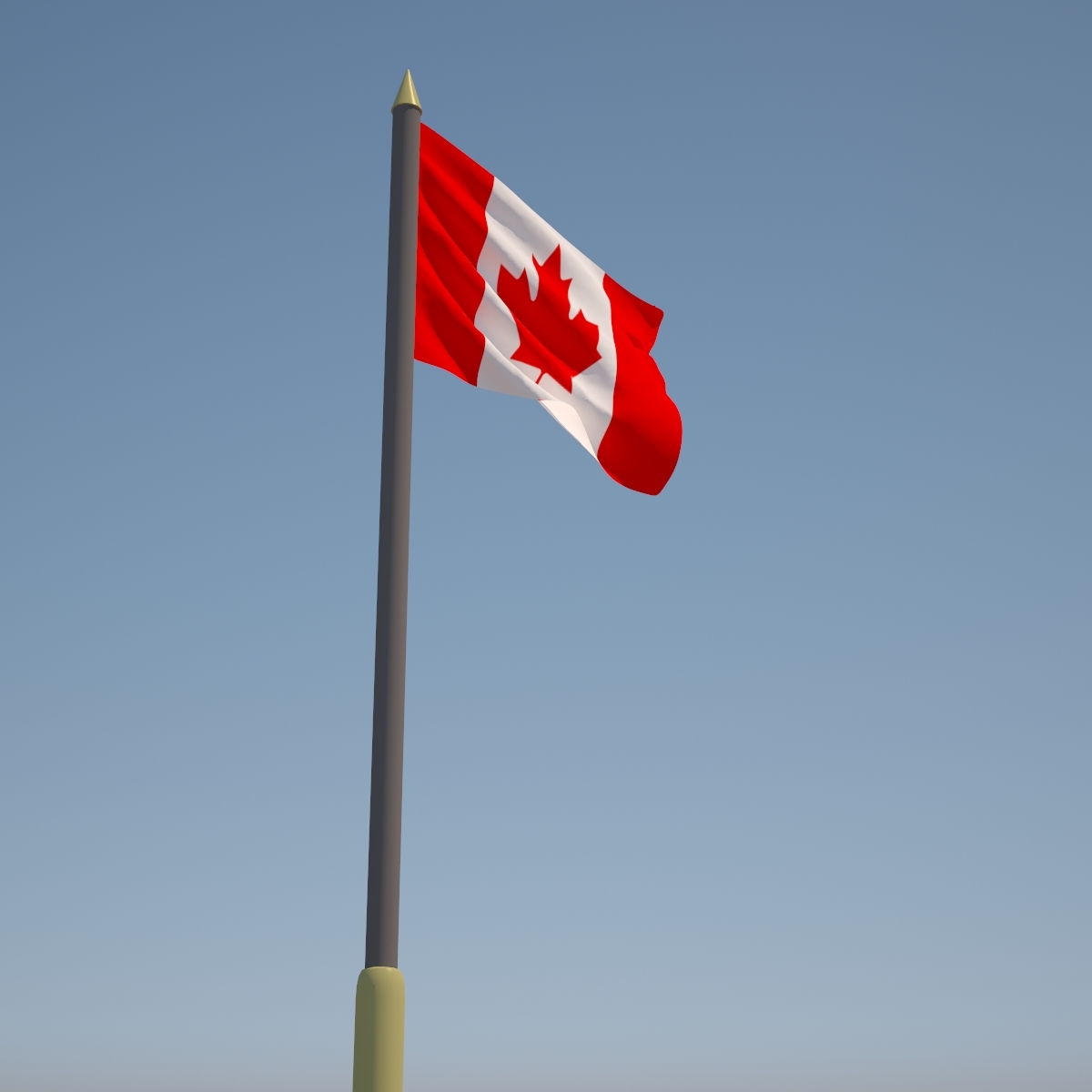 3D flag canada - animation model - TurboSquid 1189701
