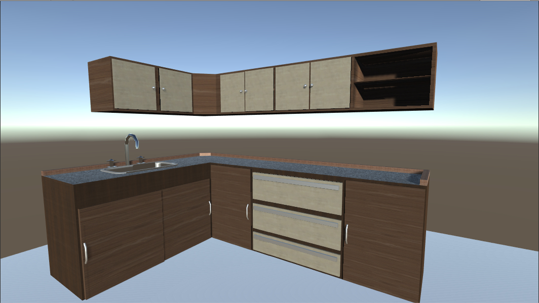 Kitchen cabinet 3D model - TurboSquid 1189808