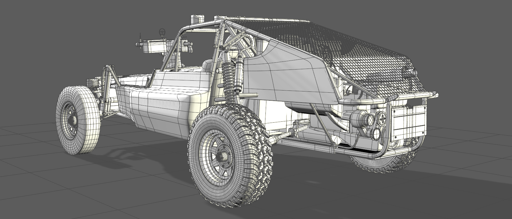 3D model rigged dune buggy - TurboSquid 1189821