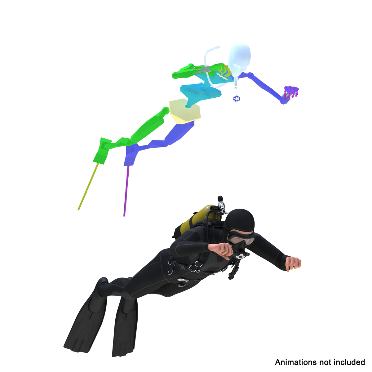 3D model diving boat underwater - TurboSquid 1189861