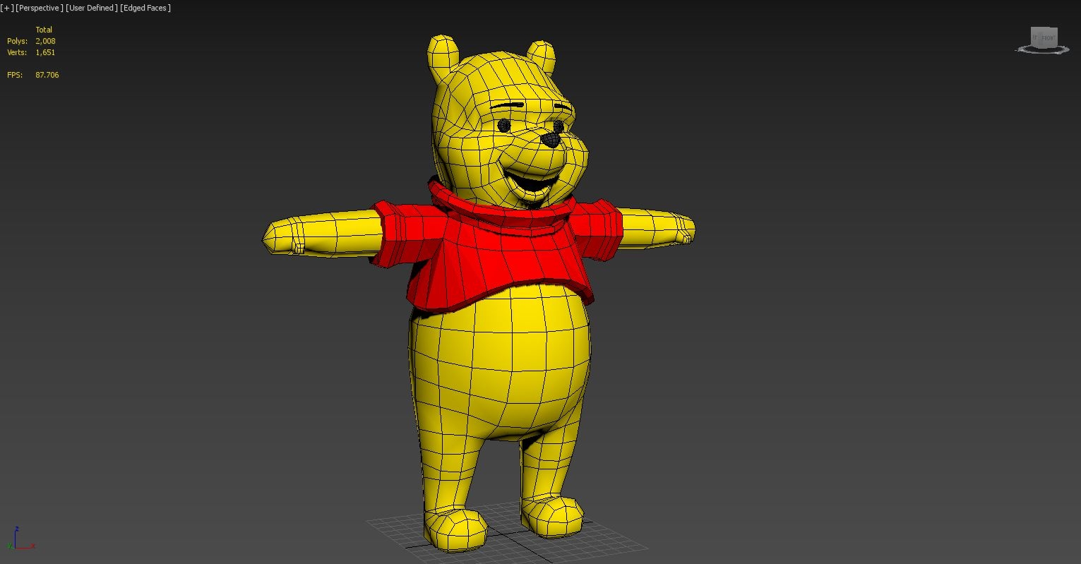 Vinnie pooh 3D - TurboSquid 1189978