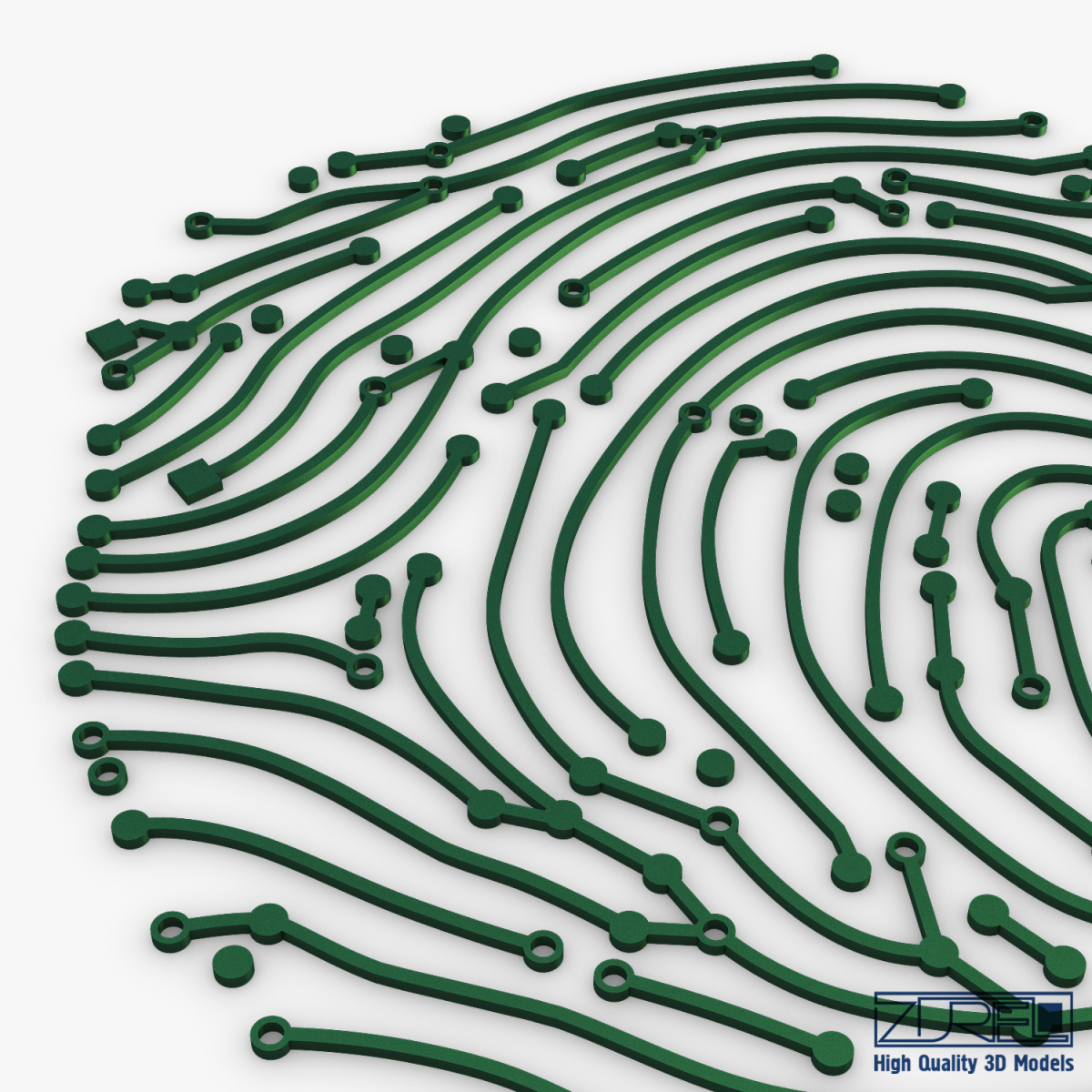 3D model electronic fingerprint v 1 - TurboSquid 1190098