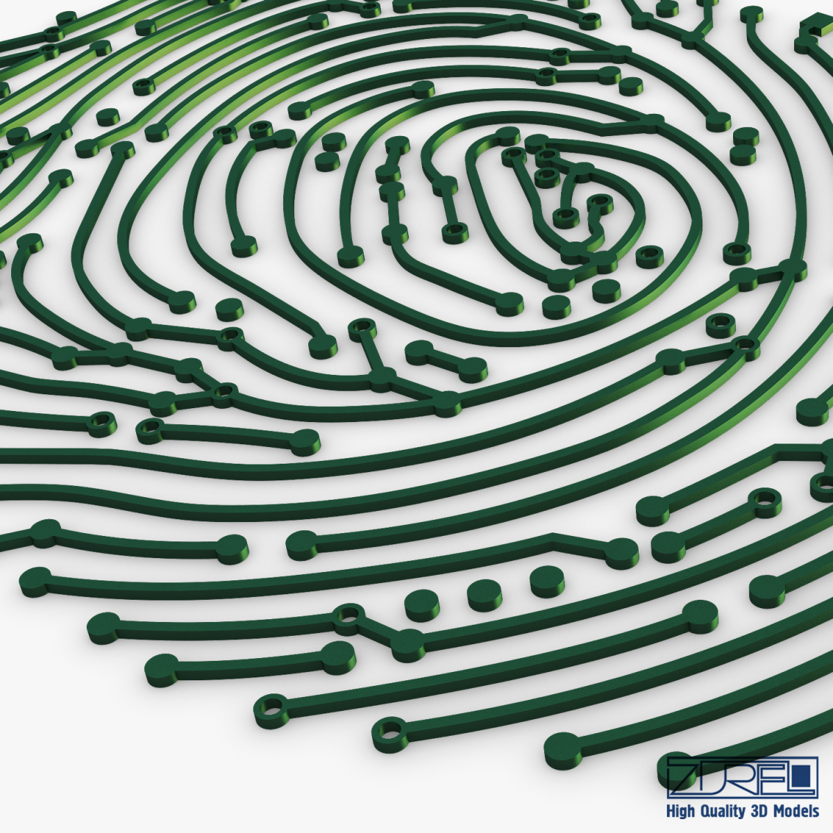 3D model electronic fingerprint v 1 - TurboSquid 1190098