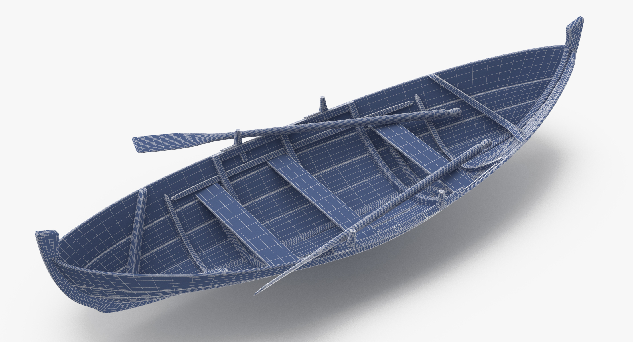 Old row boat 3D model - TurboSquid 1190119