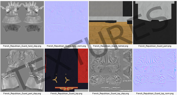 3D french cuirassier officers uniform - TurboSquid 1190152