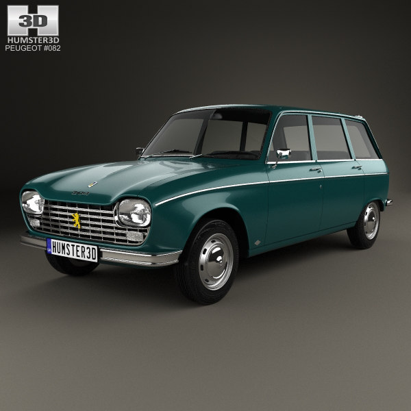 modèle 3D de Peugeot 204 Break 1966 - TurboSquid 1190192