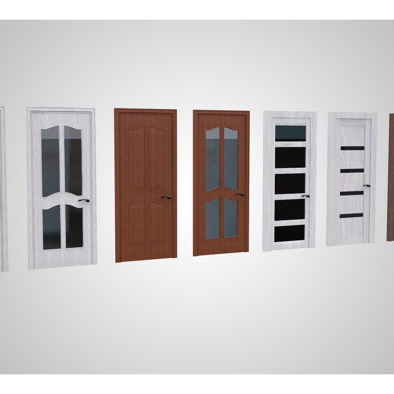 Doors pack interior 3D model - TurboSquid 1190233