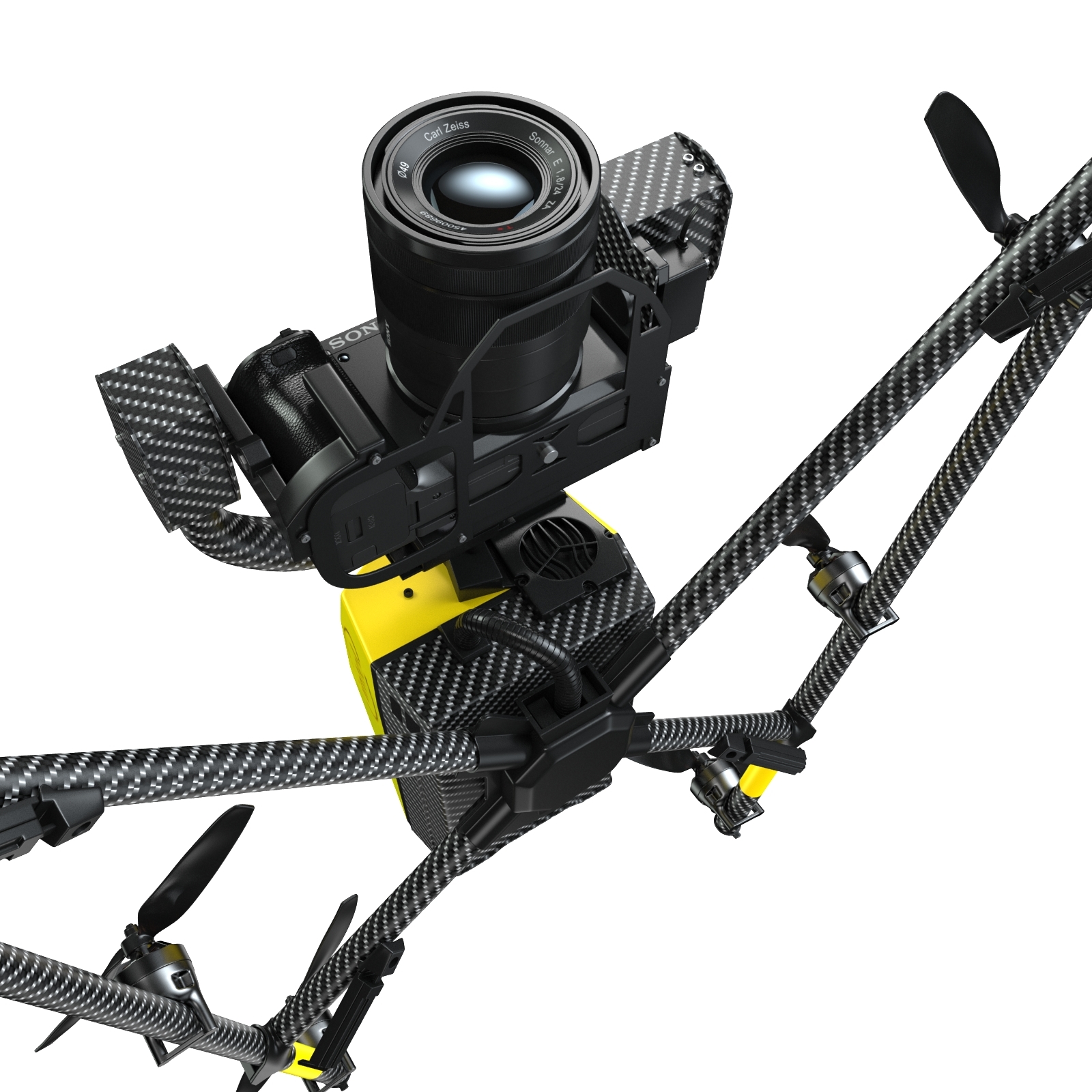 Intel falcon 8 sony model - TurboSquid 1190303