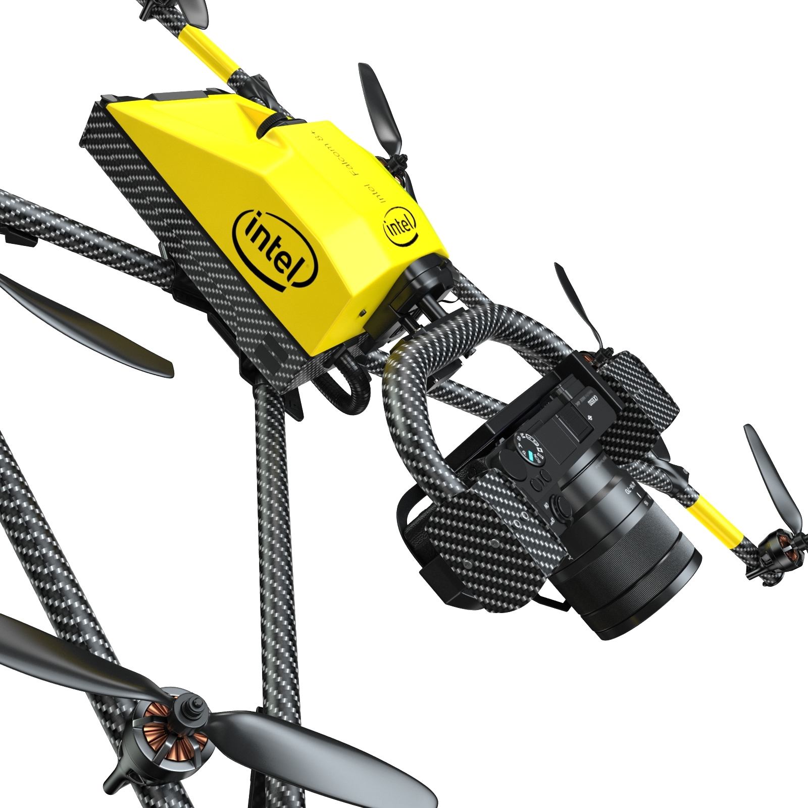 Intel falcon 8 sony model - TurboSquid 1190303